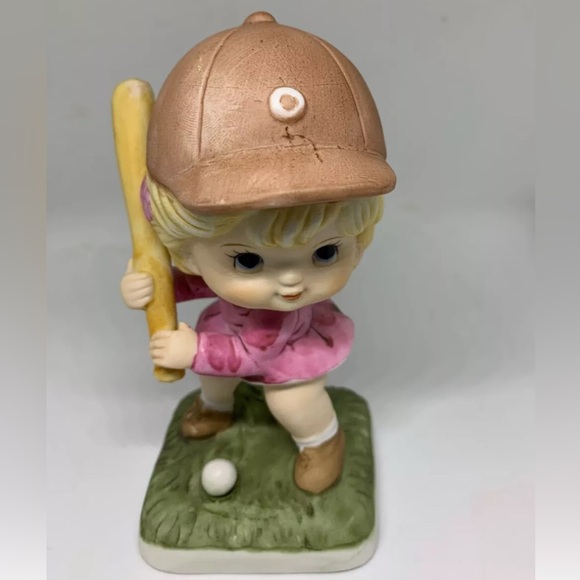 Ball | Accents | Vintage Ceramic Little Bow Peep Play Ball Figurine ...